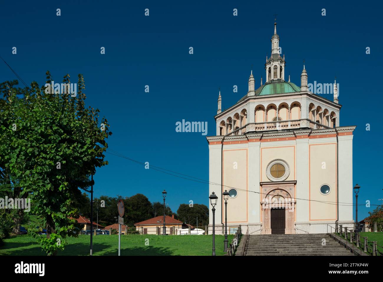 Italy, Lombardy, Crespi d'Adda, World Heritage Site, Worker Village ...