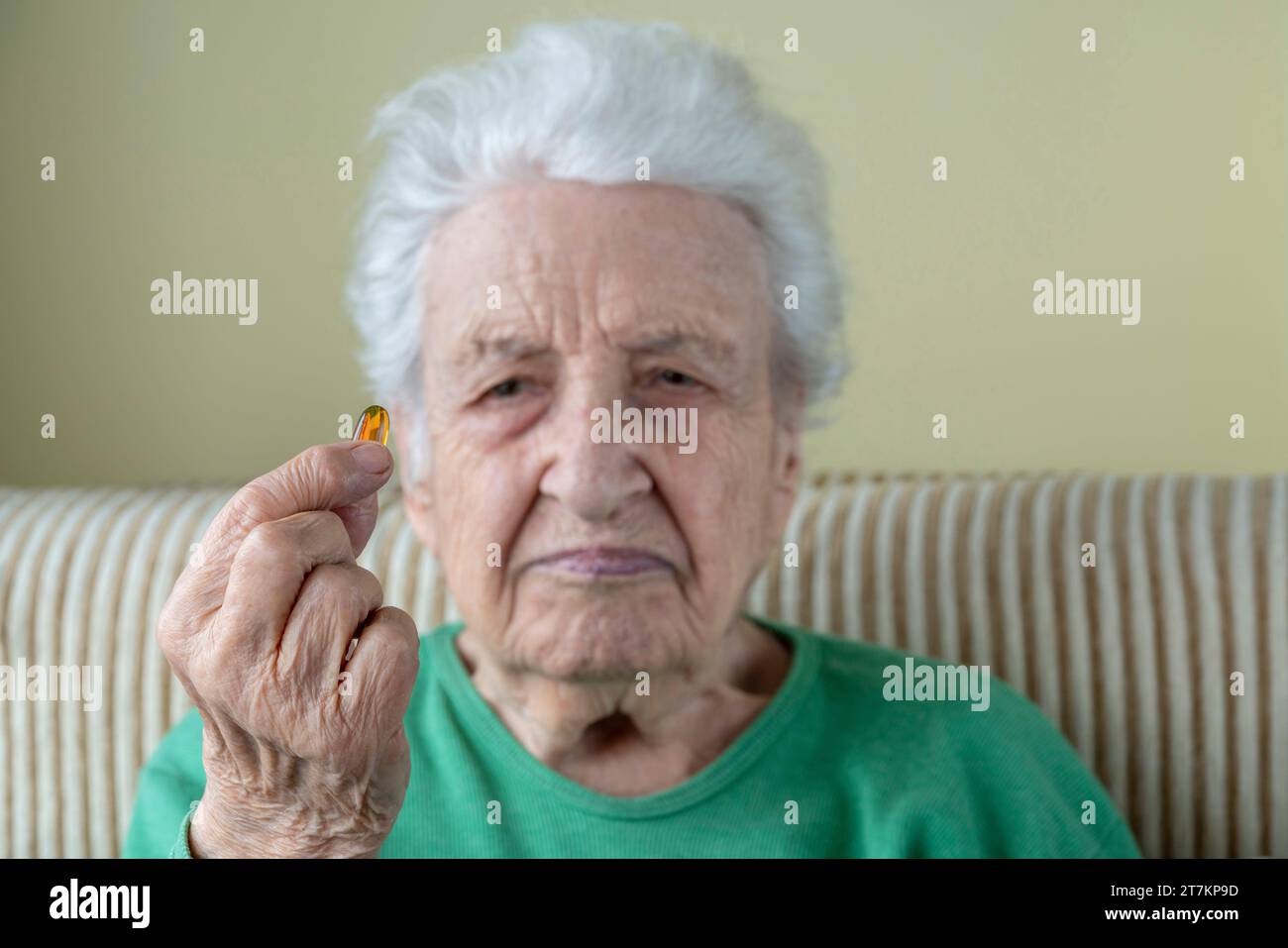 Vitamin capsule old people hi-res stock photography and images - Alamy