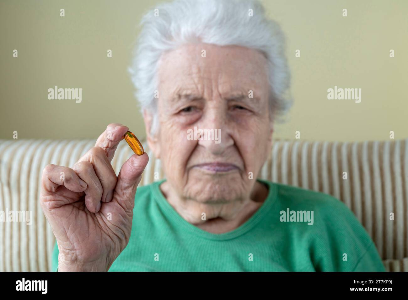 Vitamin capsule old people hi-res stock photography and images - Alamy