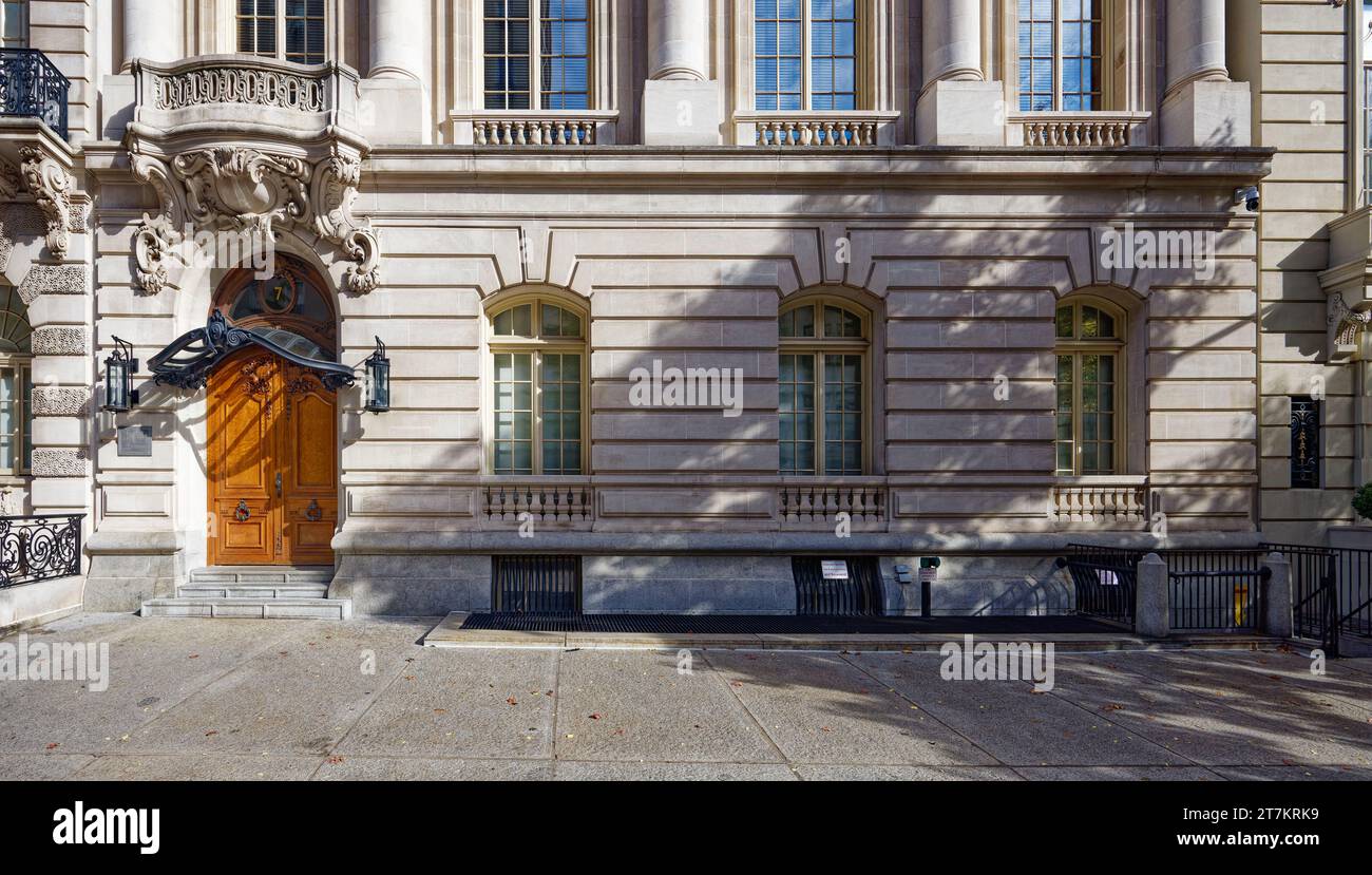 9 East 72nd Street, Henry T. and Jessie Sloane House, a Beaux Arts ...