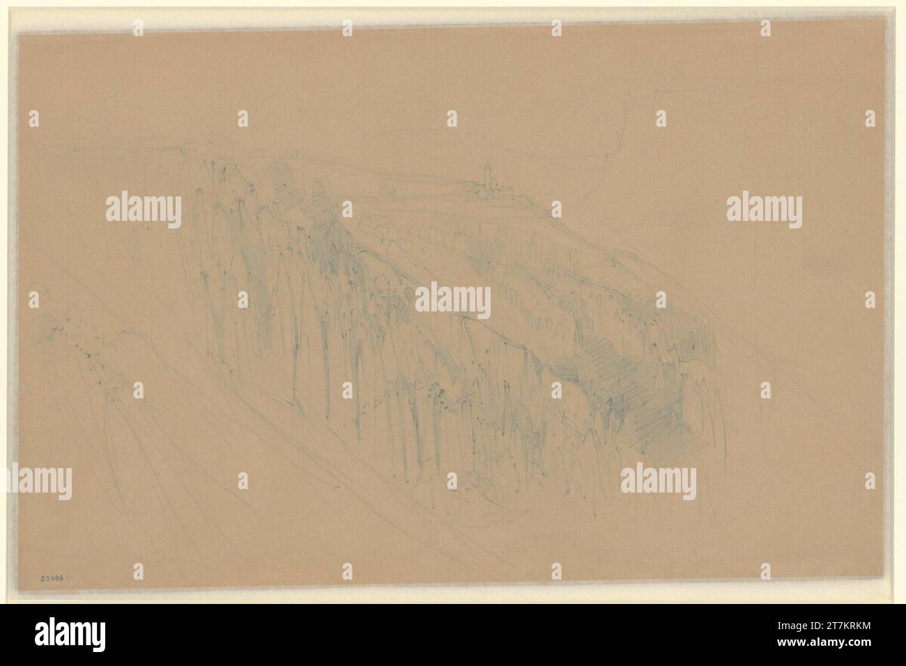Thomas Ender Earth pyramids on the rode near Bolzano, in the background ...