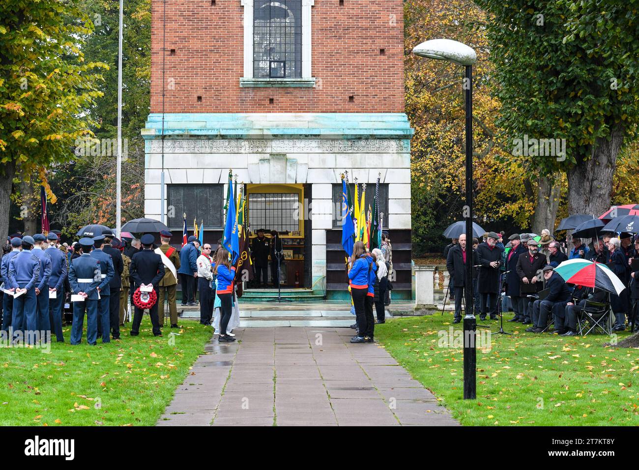 remembrance day in loughborough leicestershire Stock Photo - Alamy