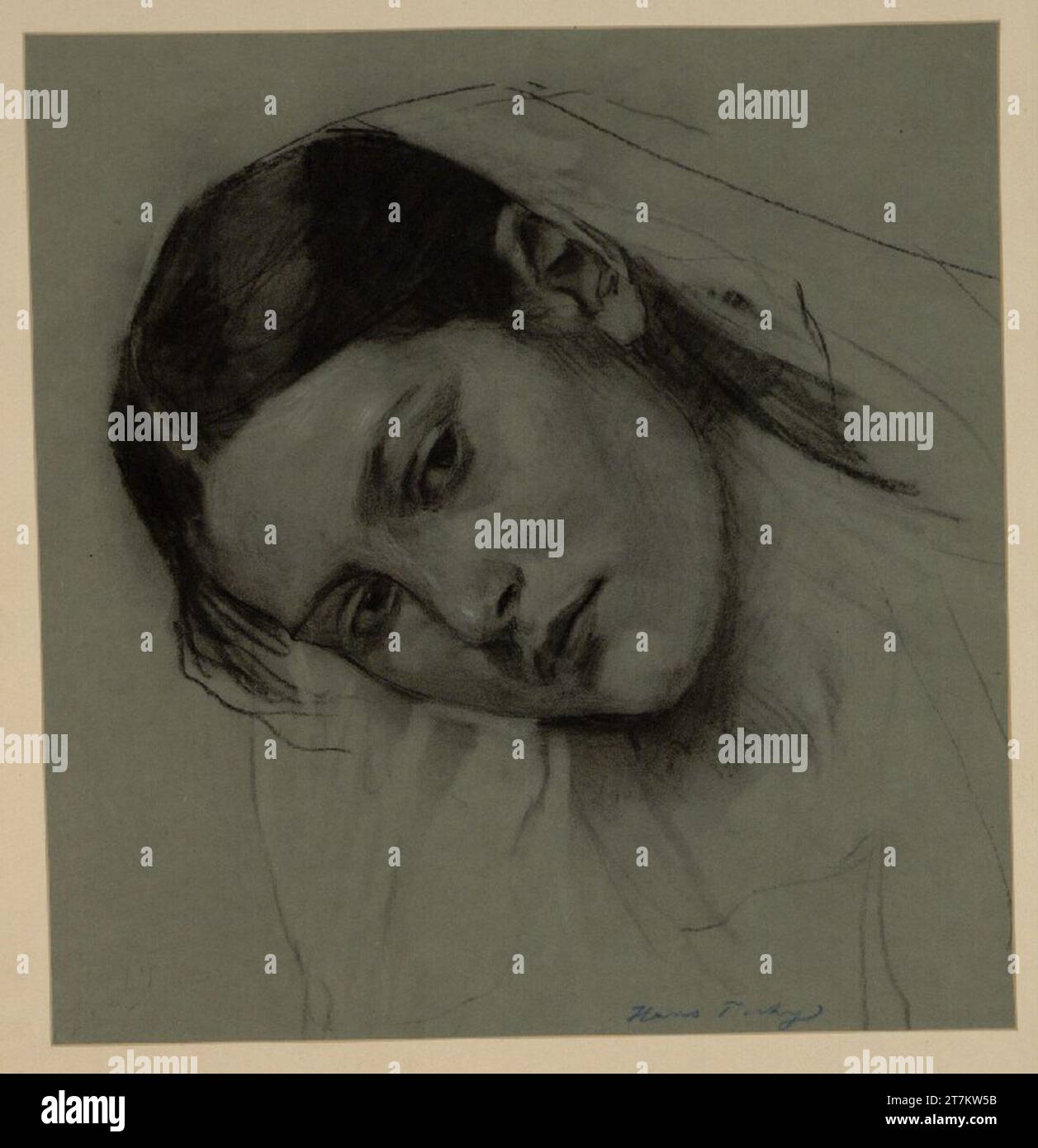 Girls head inclined hi-res stock photography and images - Alamy