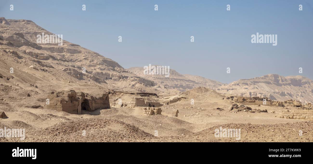 Landscape close to the Ptolemaic Temple at Athribis, also known as ...