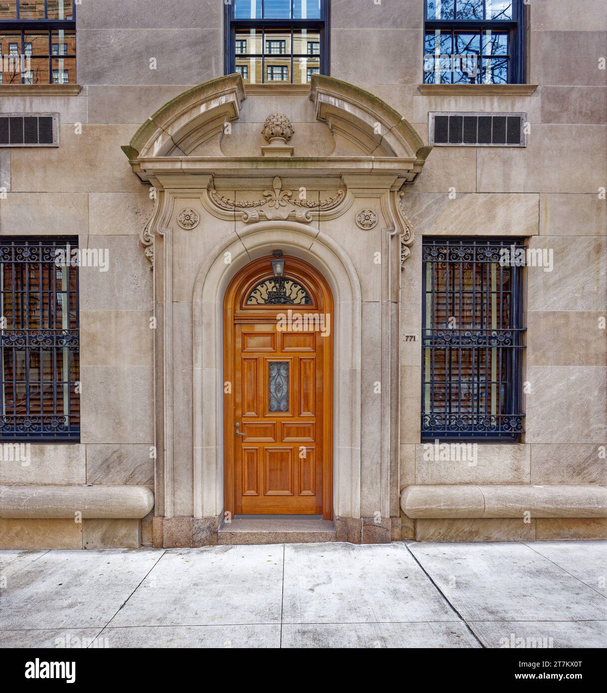 765 Park Avenue, a landmark neo-Renaissance apartment building of brick ...