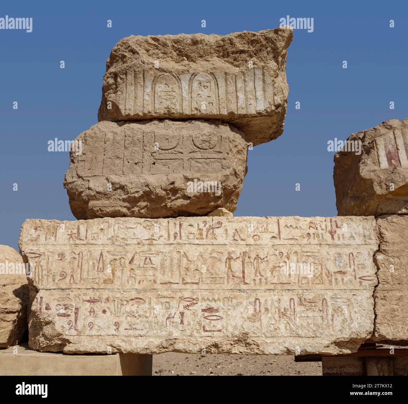 the Ptolemaic Temple at Athribis, also known as Wanina, near Akhmim ...