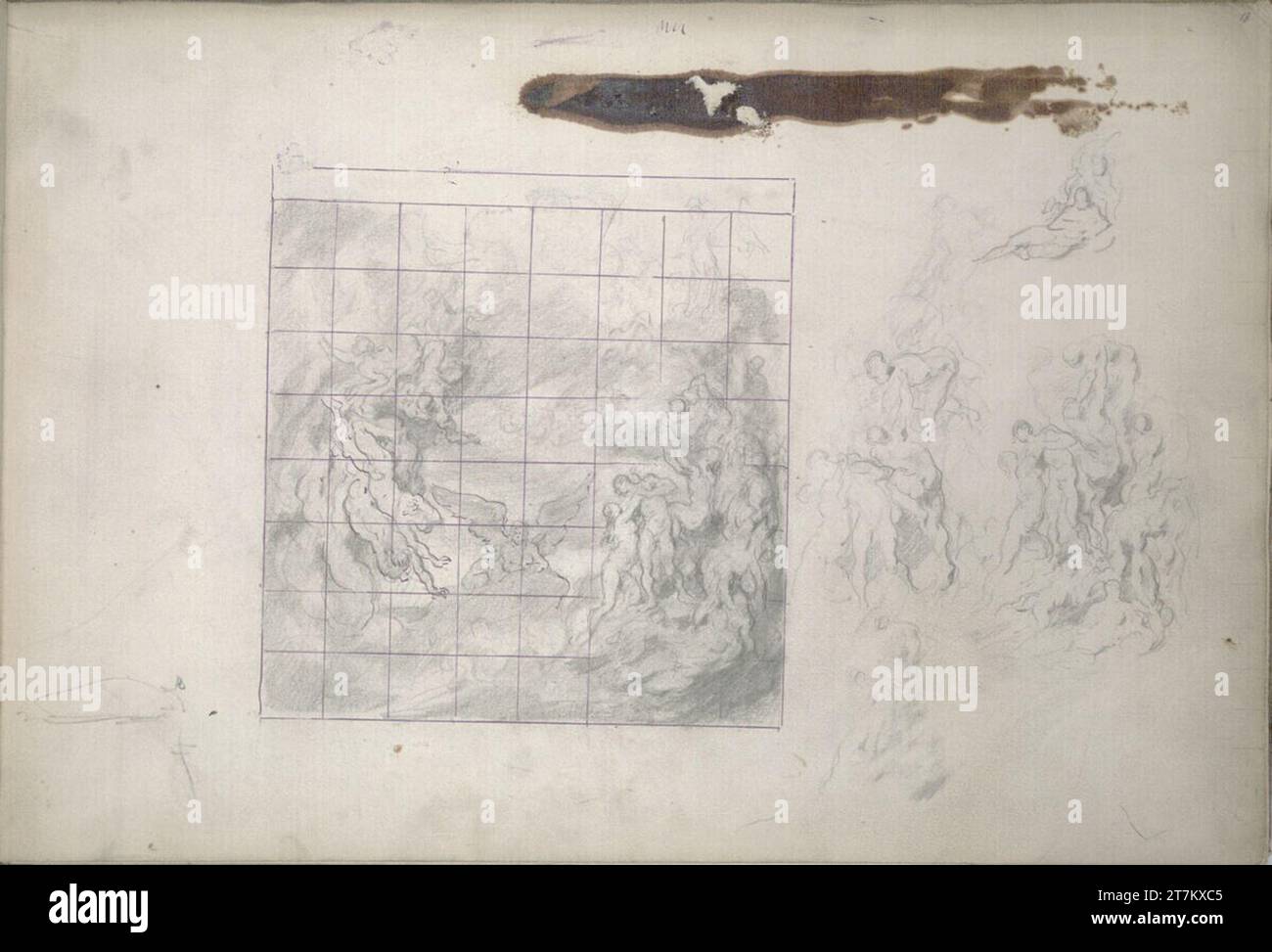 Hans Canon Different figure studies on the "circuit of the world ...