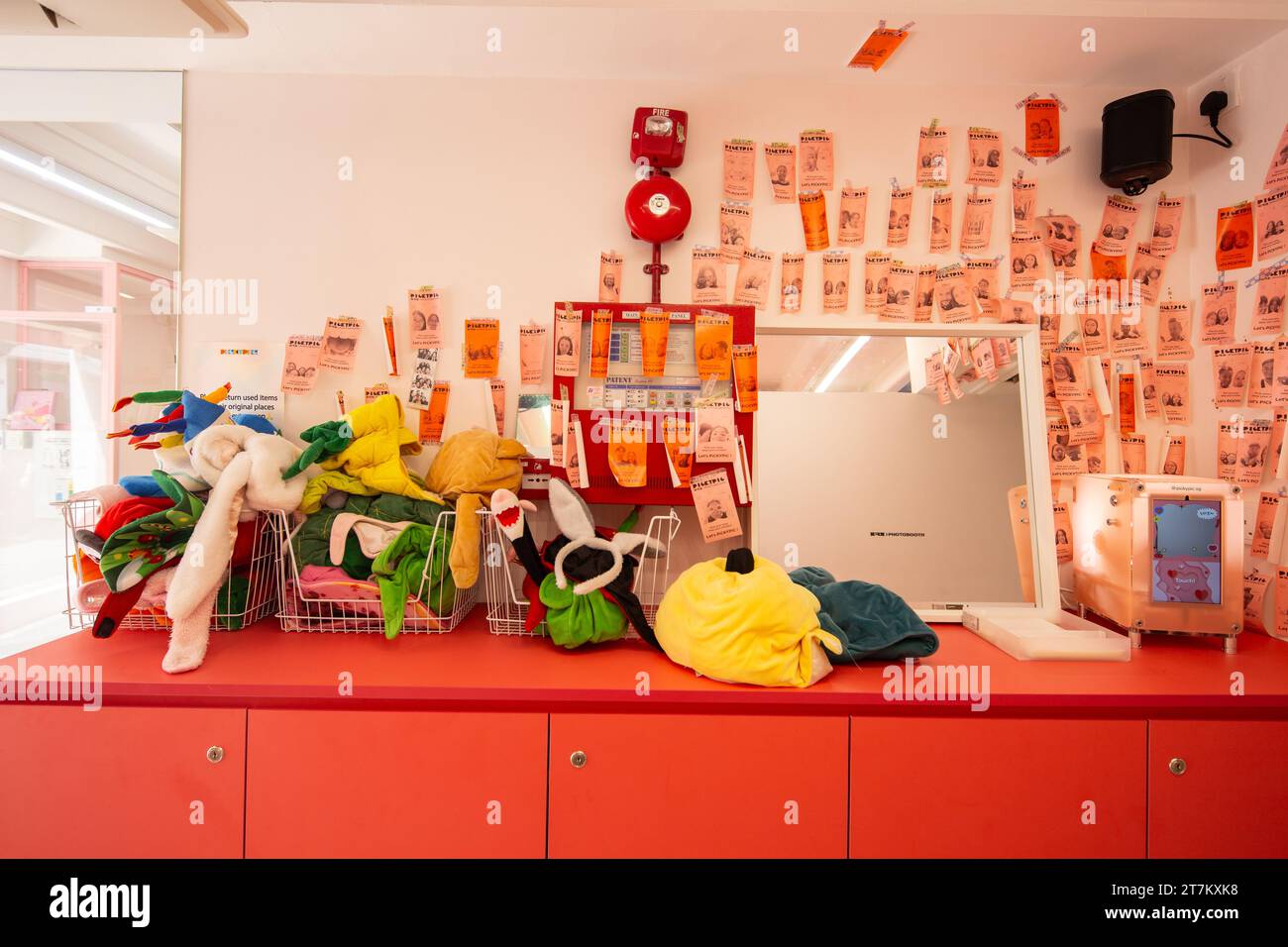 Cute props to select for walk-in customers before taking neoprint ...