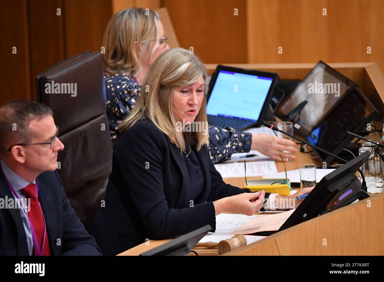Scottish pparliament presiding officer hi-res stock photography and ...