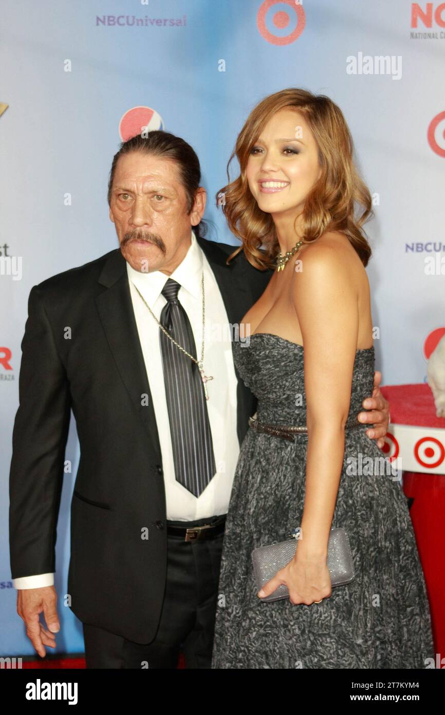 Danny Trejo and Jessica Alba at the 2011 NCLR Alma Awards. Arrivals ...