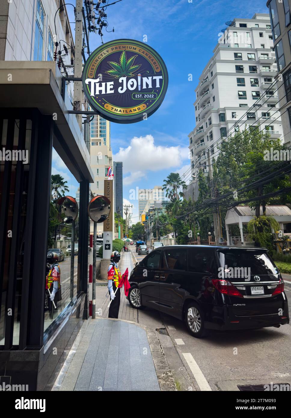 A newly legalised cannabis shop in Bangkok, Thailand. Cannabis, or ...