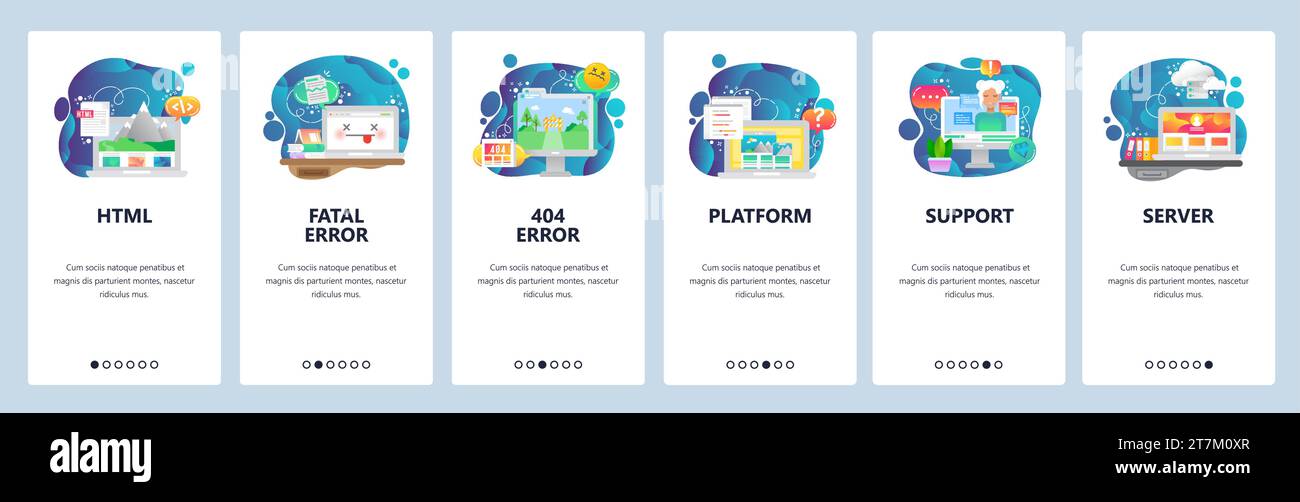Error screens Stock Vector Images - Alamy