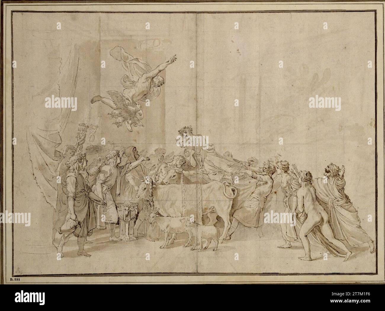 Adam Elsheimer The content. Feder in brown, light brown and brownrau ...