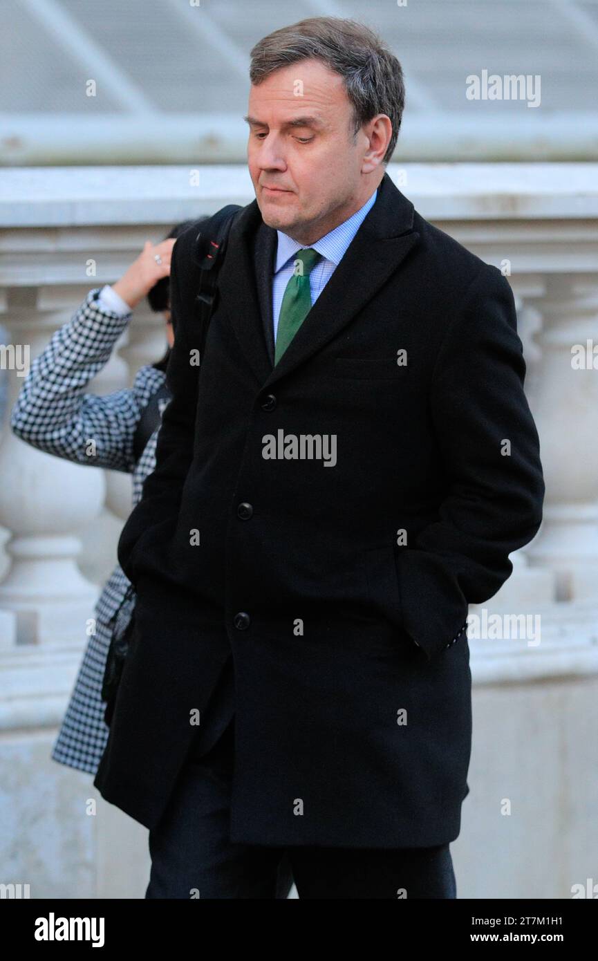 Westminster, London, UK. 15th Nov, 2023. Greg Hands, MP for Chelsea and ...