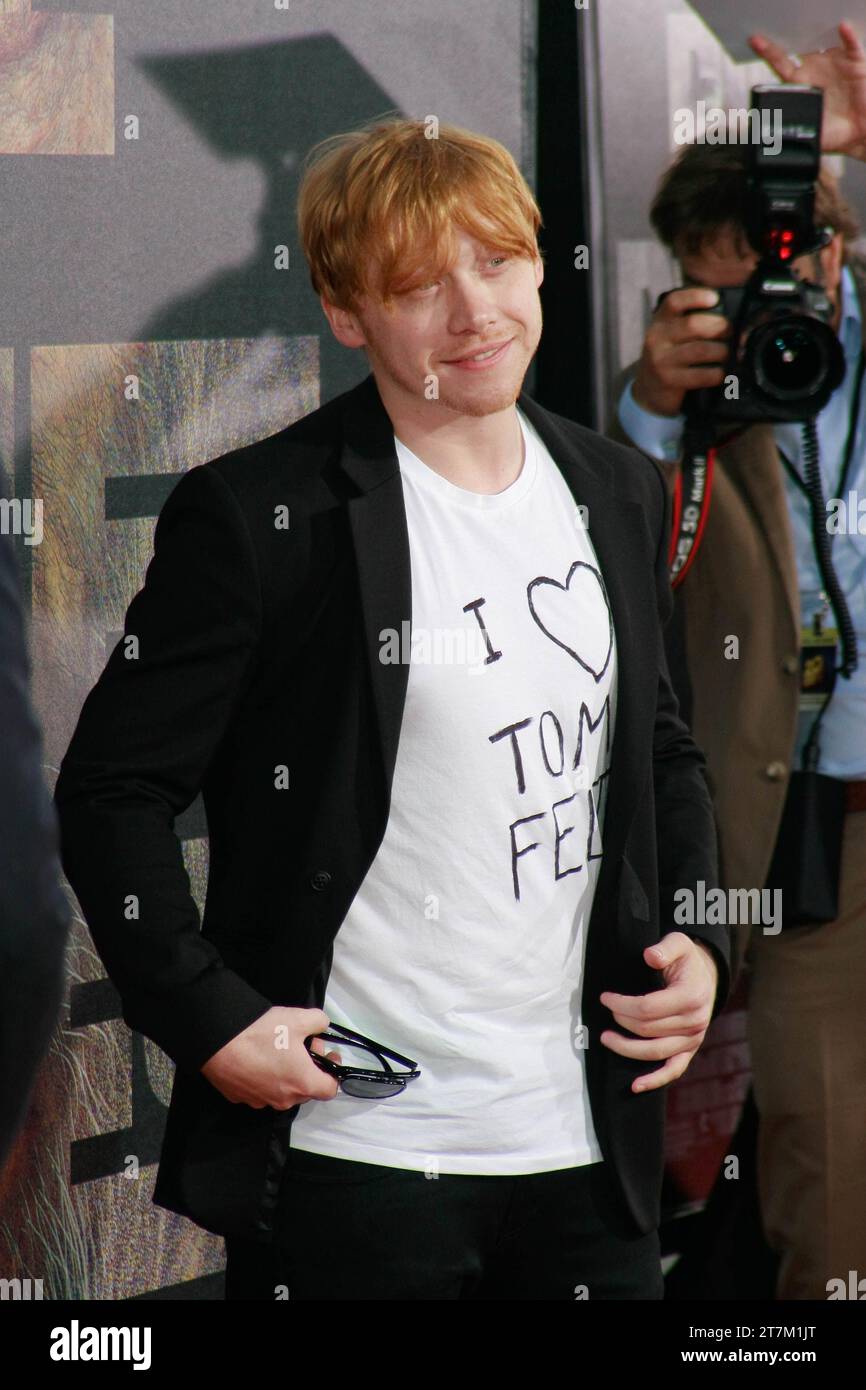 Rupert Grint at the Premiere of 20th Century Fox's' "Rise of the Planet ...