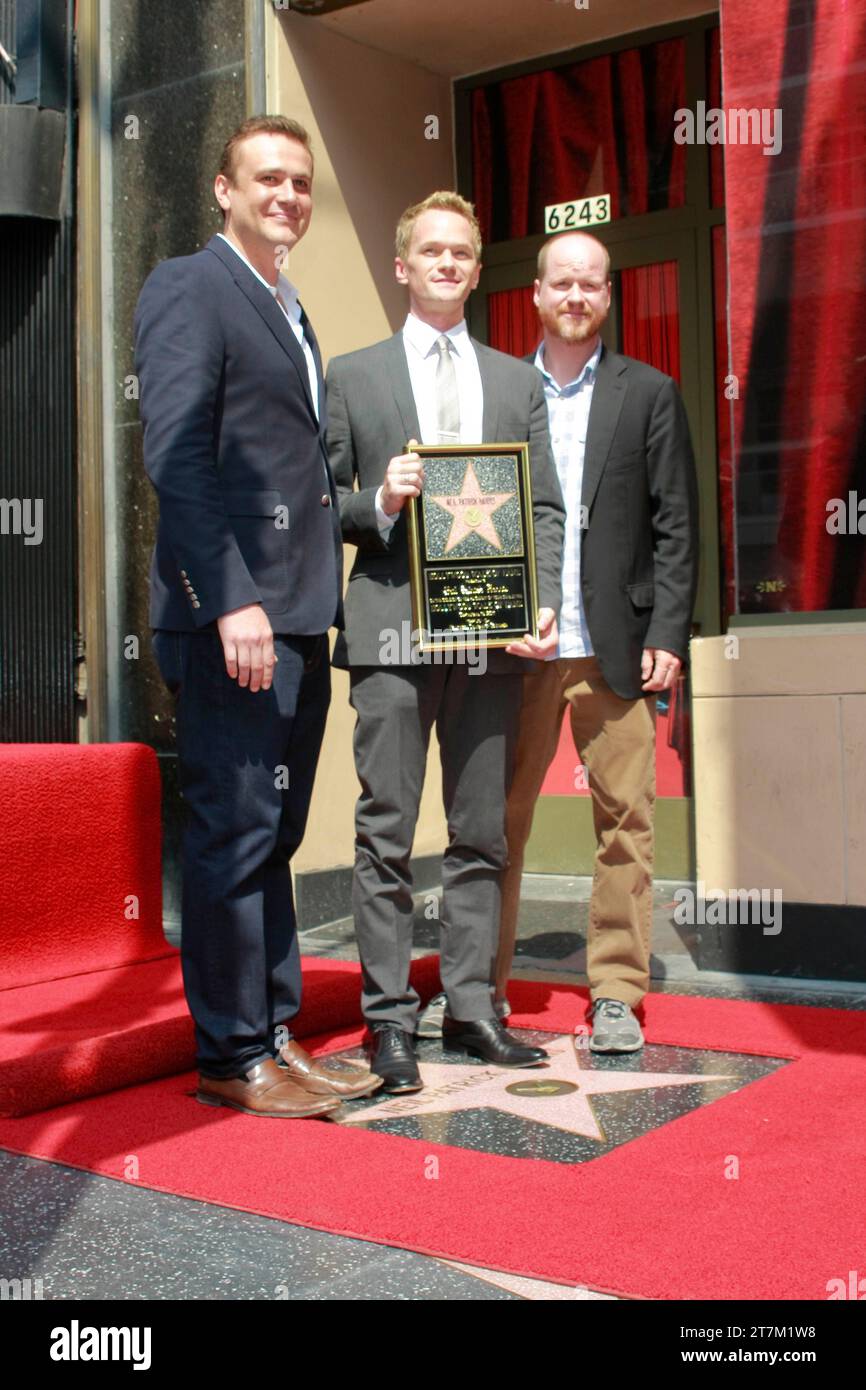 Neil Patrick Harris, Jason Segel and Joss Whedon at the Hollywood ...