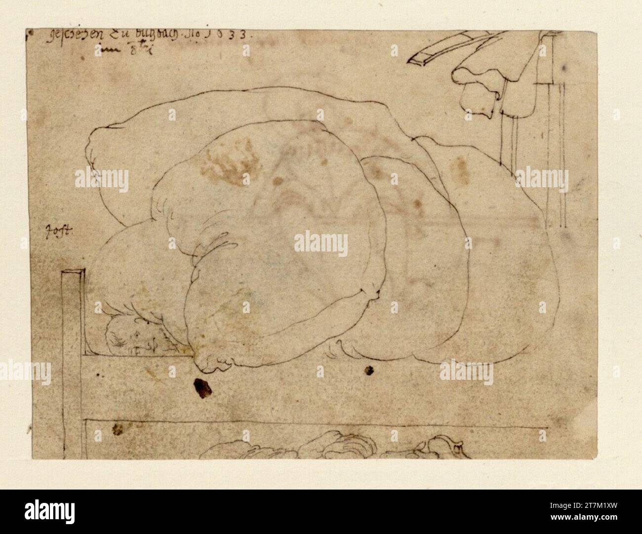 Valentin Wagner Travel sketchbook: Mr. Jost stays at Butzbach. Feder in ...