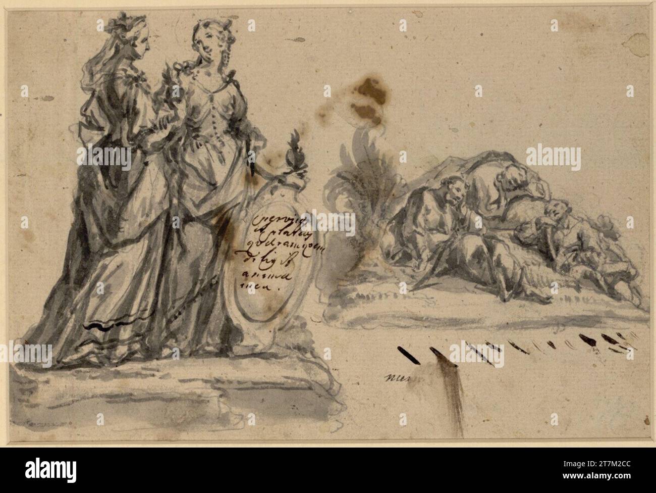 Illegible ink inscription hi-res stock photography and images - Alamy