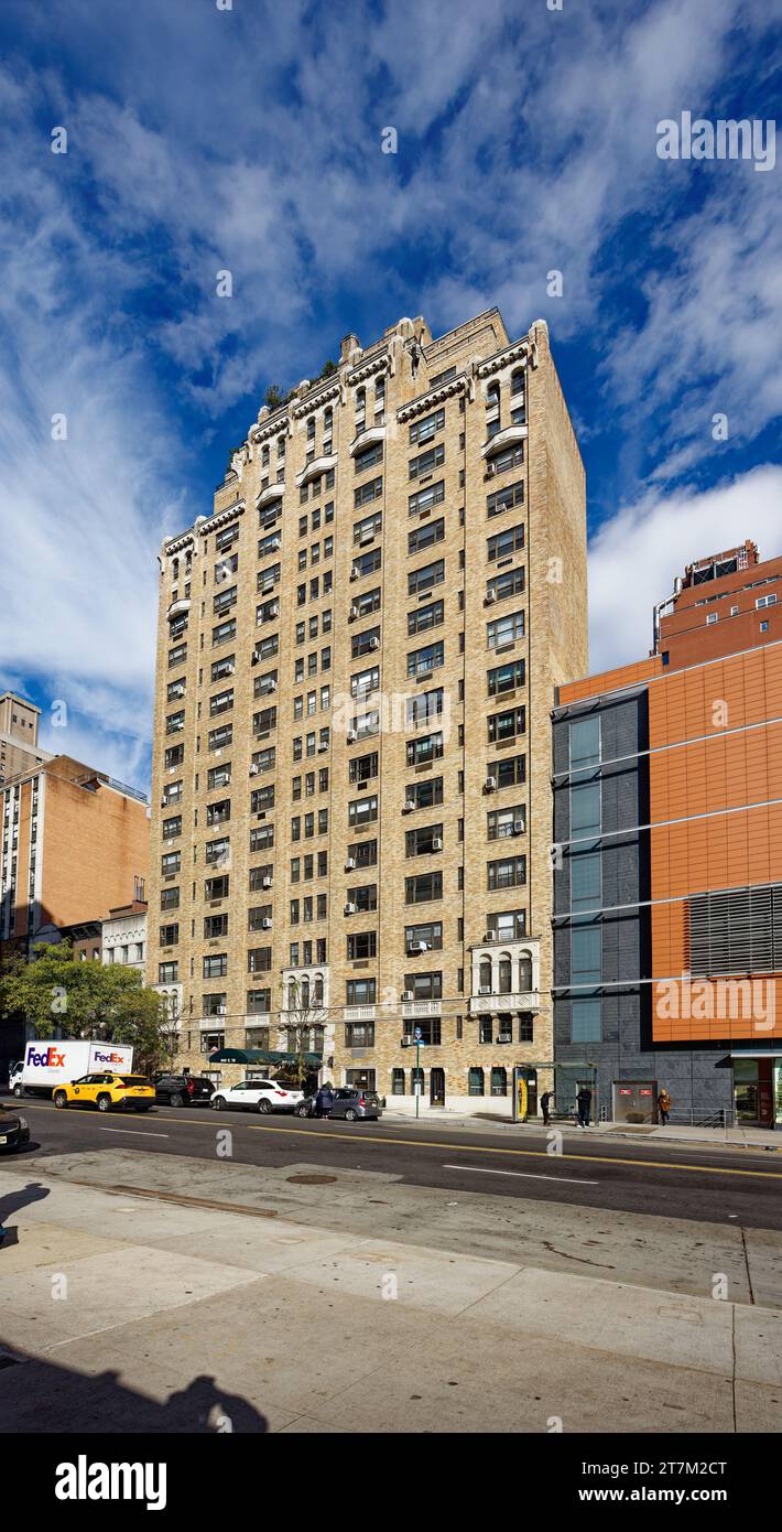 245 East 72nd Street, a brick and stone apartment building designed by ...