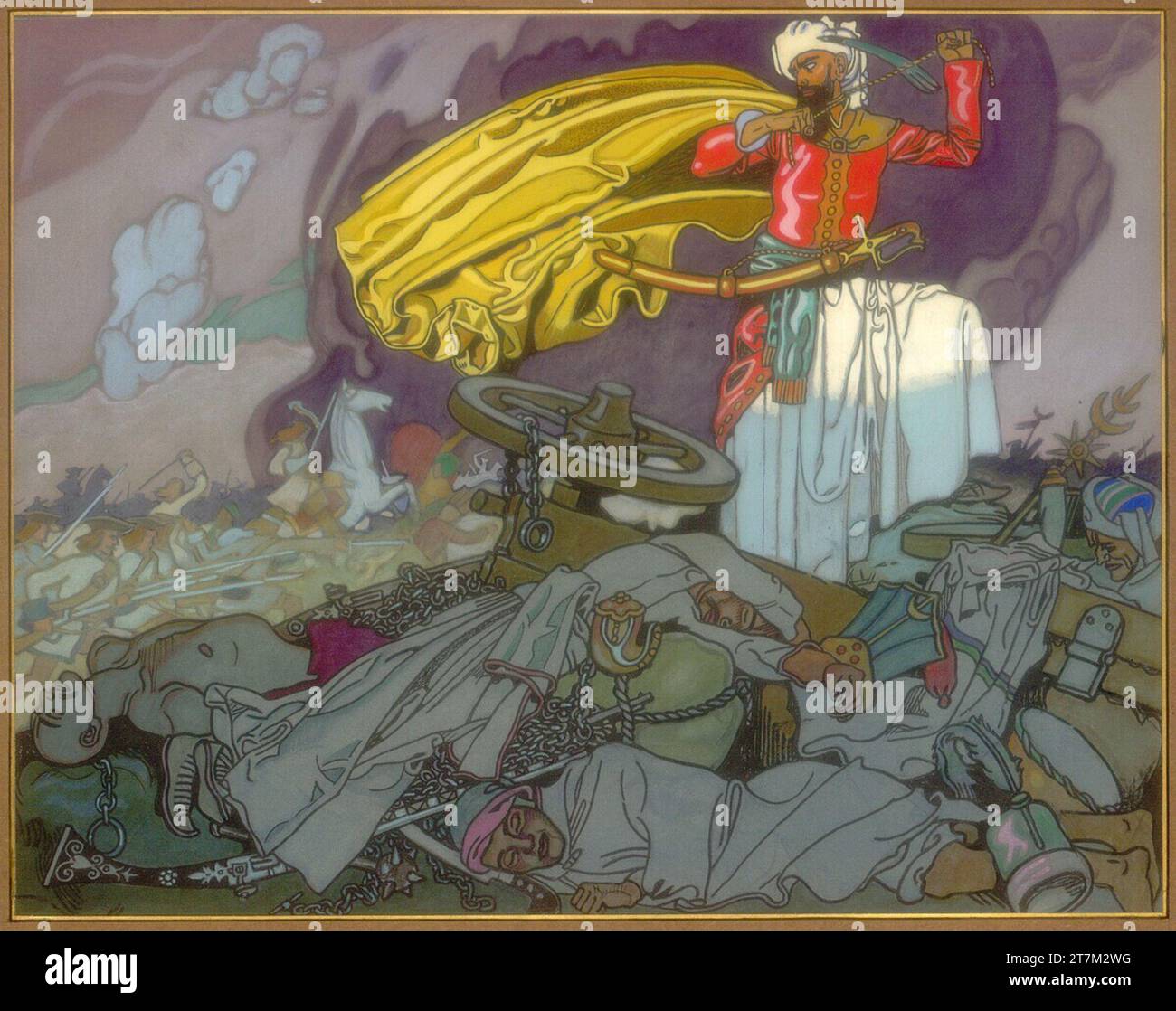 Franz Wacik Scenes from the life of Prince Eugen: 3rd Battle of Zenta ...