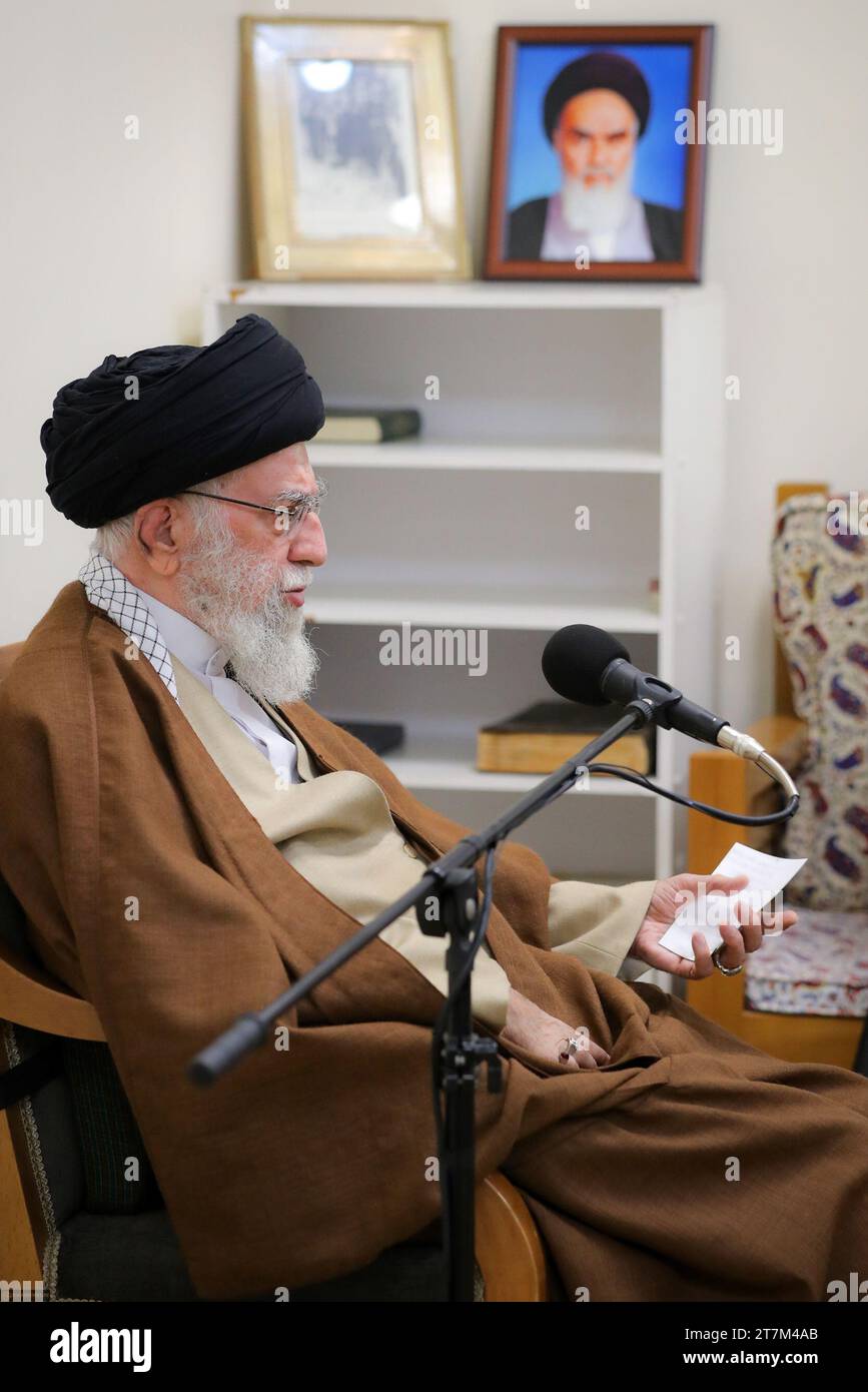 Tehran, Iran. 16th Nov, 2023. Iranian Supreme Leader Ayatollah ALI ...