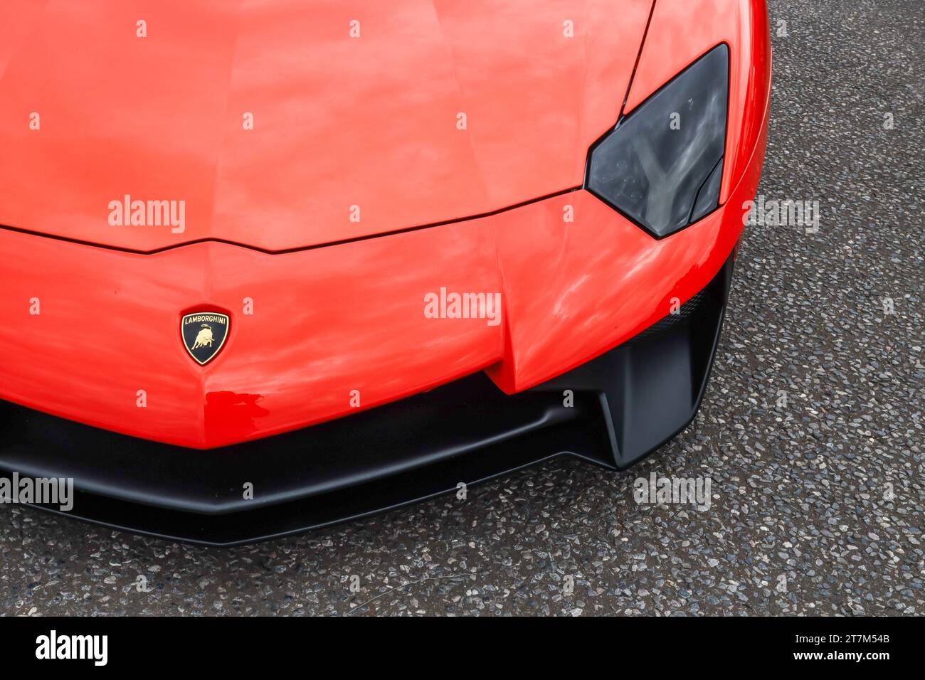 Lamborghini Aventador front end Stock Photo - Alamy
