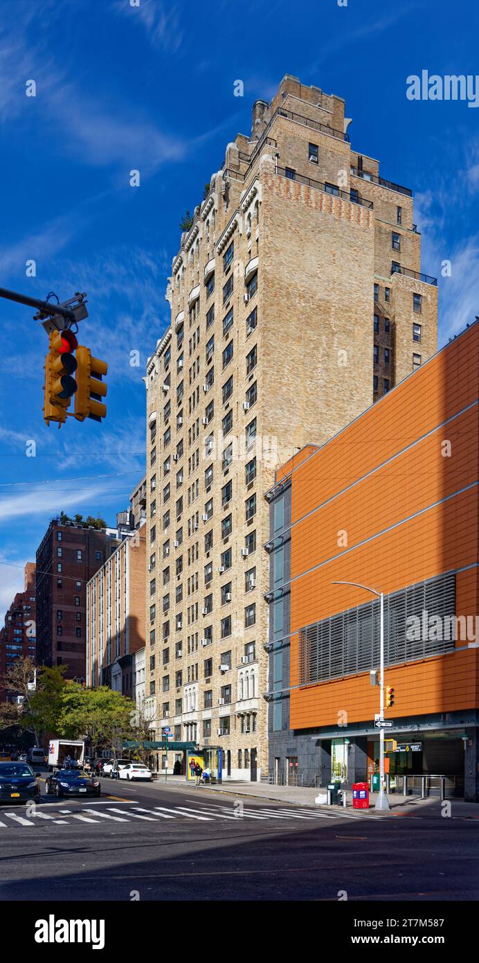 245 East 72nd Street, a brick and stone apartment building designed by ...