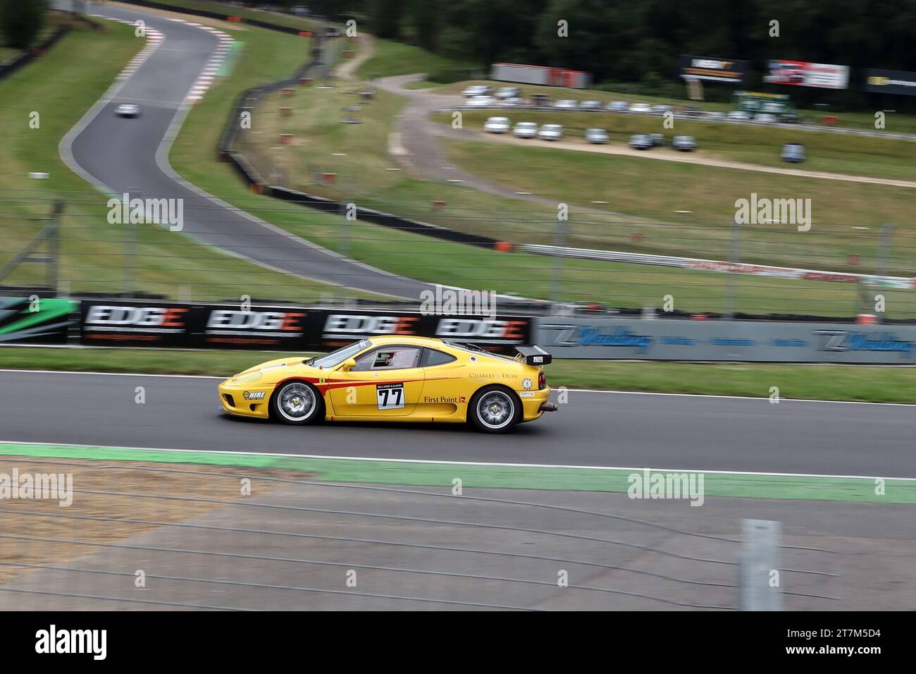 Ferrari 360 GT racing at Bernie's V8 & Historic Outlaws car racing at ...