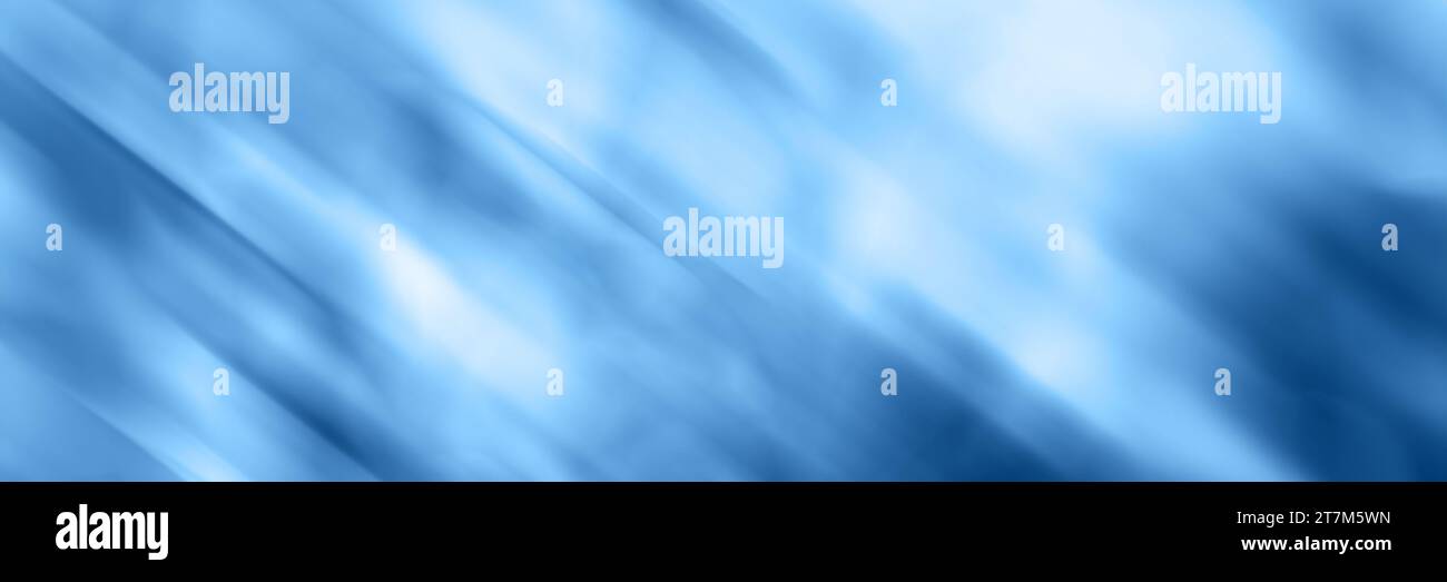 Blue blurred gradient background banner. Mixed motion texture ...