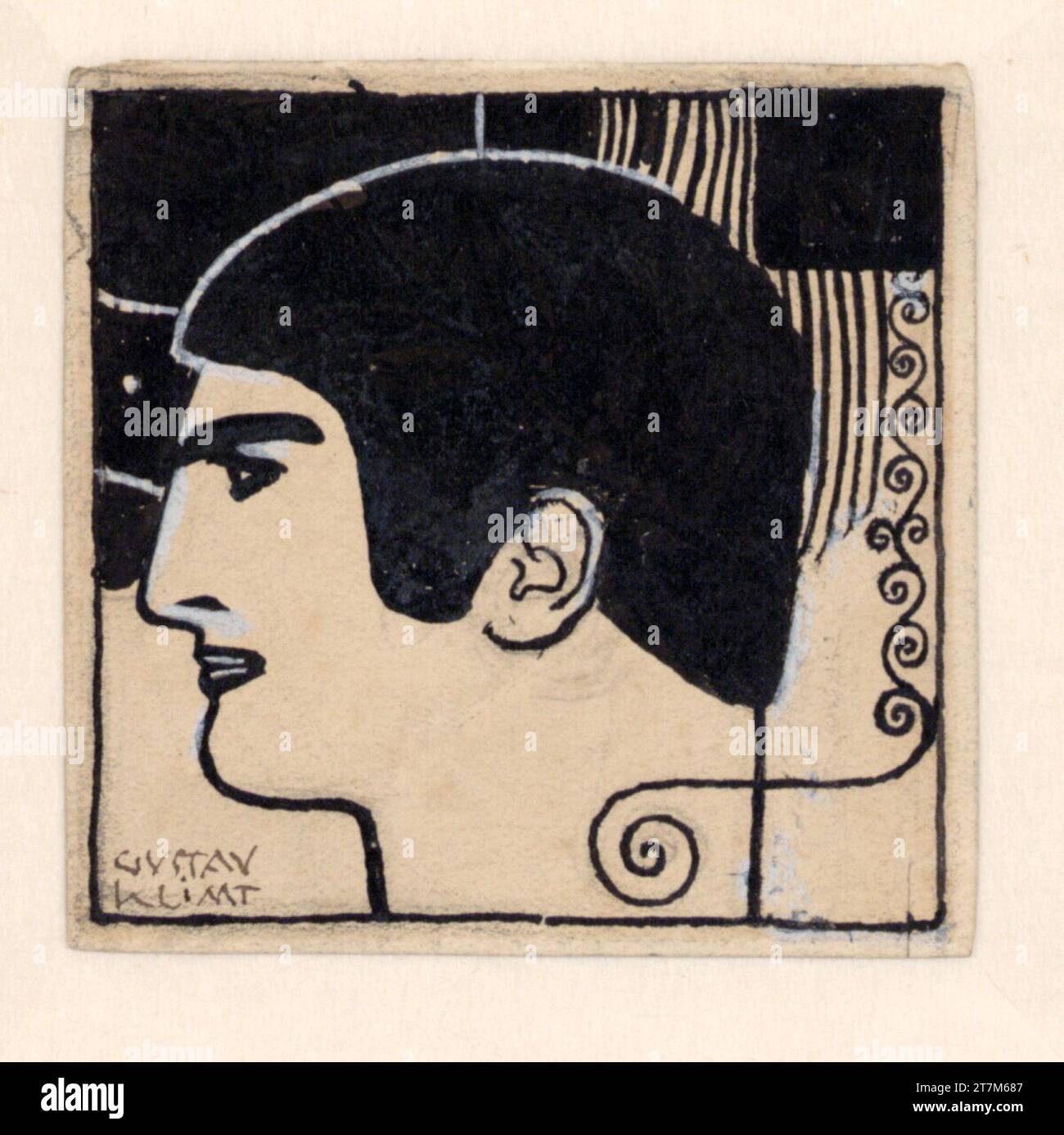 Gustav klimt drawing hi-res stock photography and images - Alamy