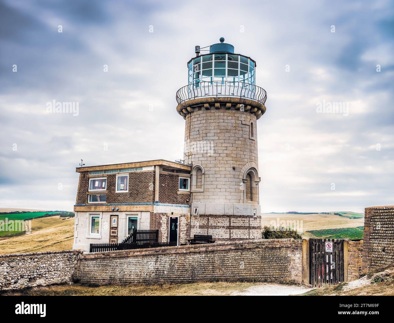 Belle Tout Lighthouse, taken at Beachy Head Eastbourne Stock Photo - Alamy