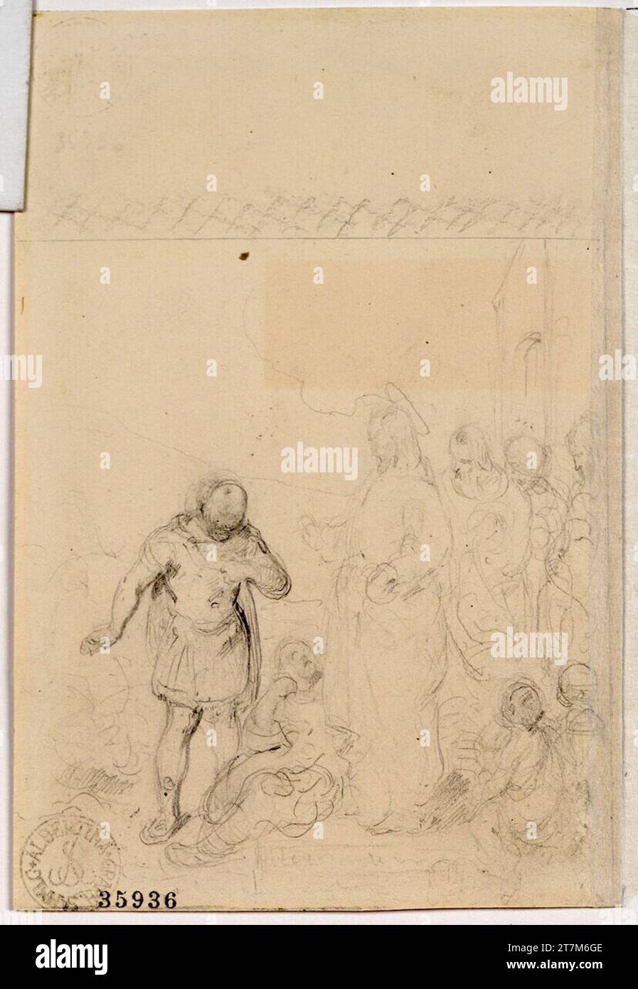 Peter Fendi Captain of Capharnaum (sheet from the "Liechtensteinalbum ...