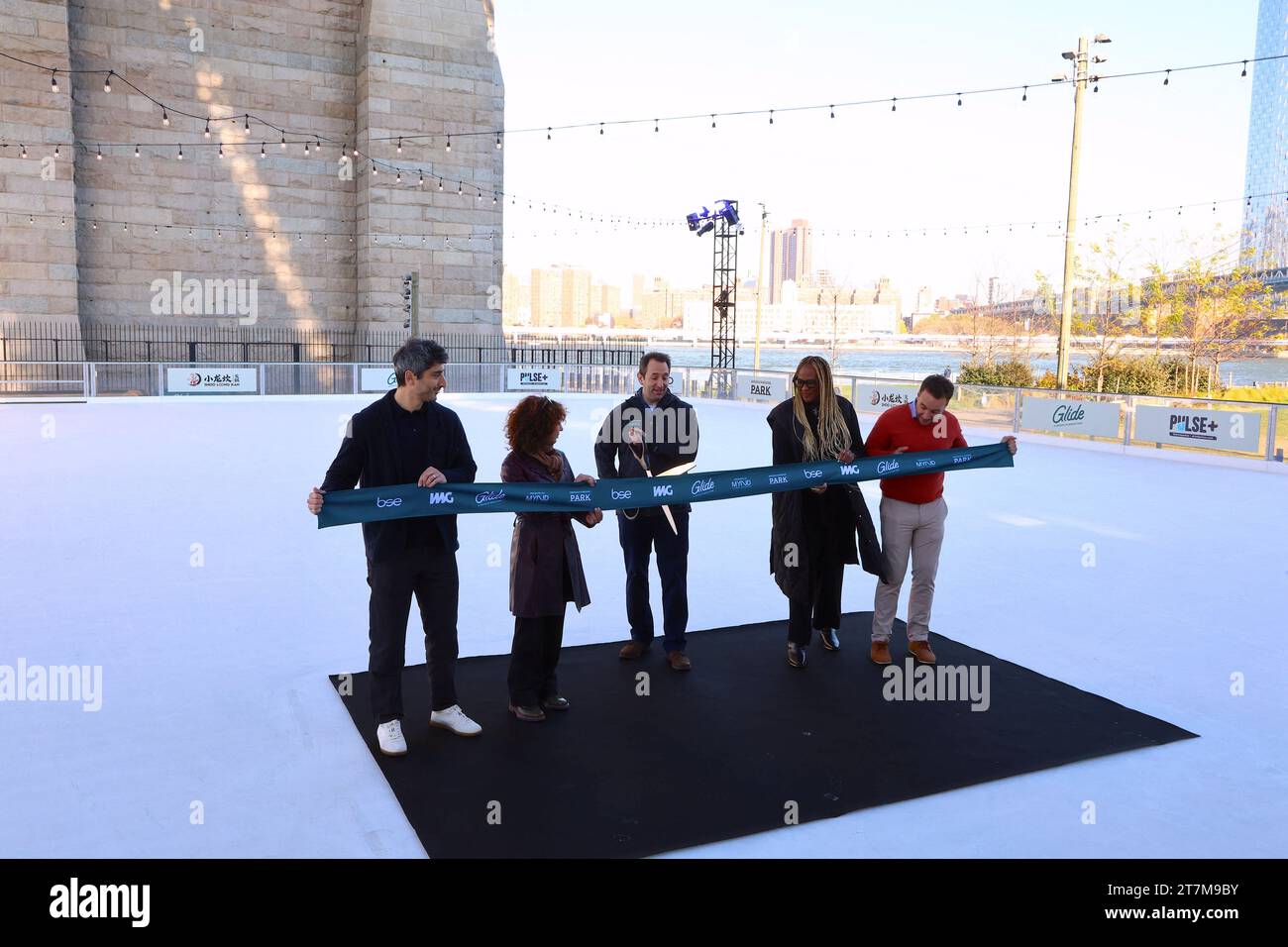 Brooklyn, United States. 16th Nov, 2023. Staci Hallmon, Eric Landau ...