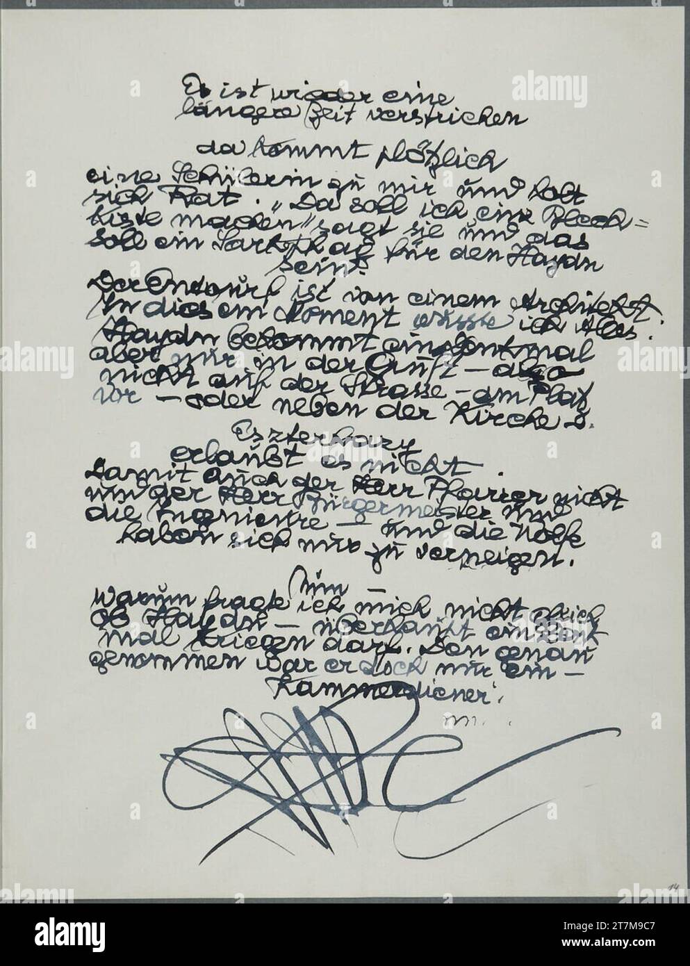 Anton Hanak Studies on a Joseph Haydn monument in Oberberg near ...