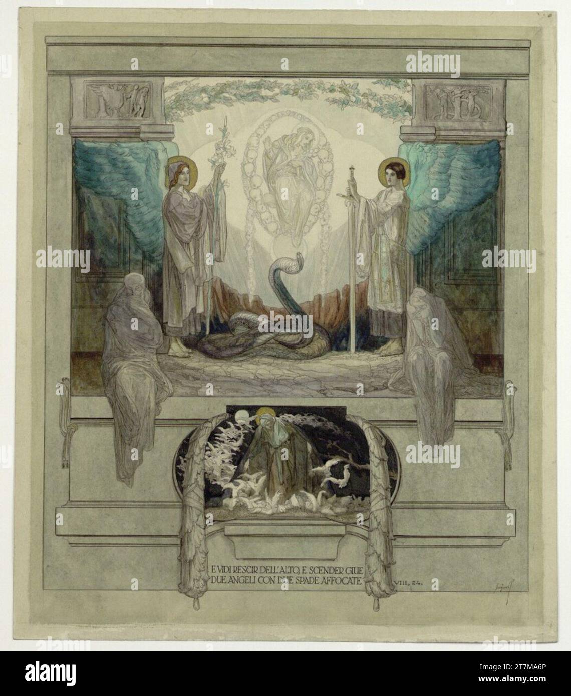 (Marquis) Franz von Bayros (Marquis) Draft to Dantes Divine Comedy ...