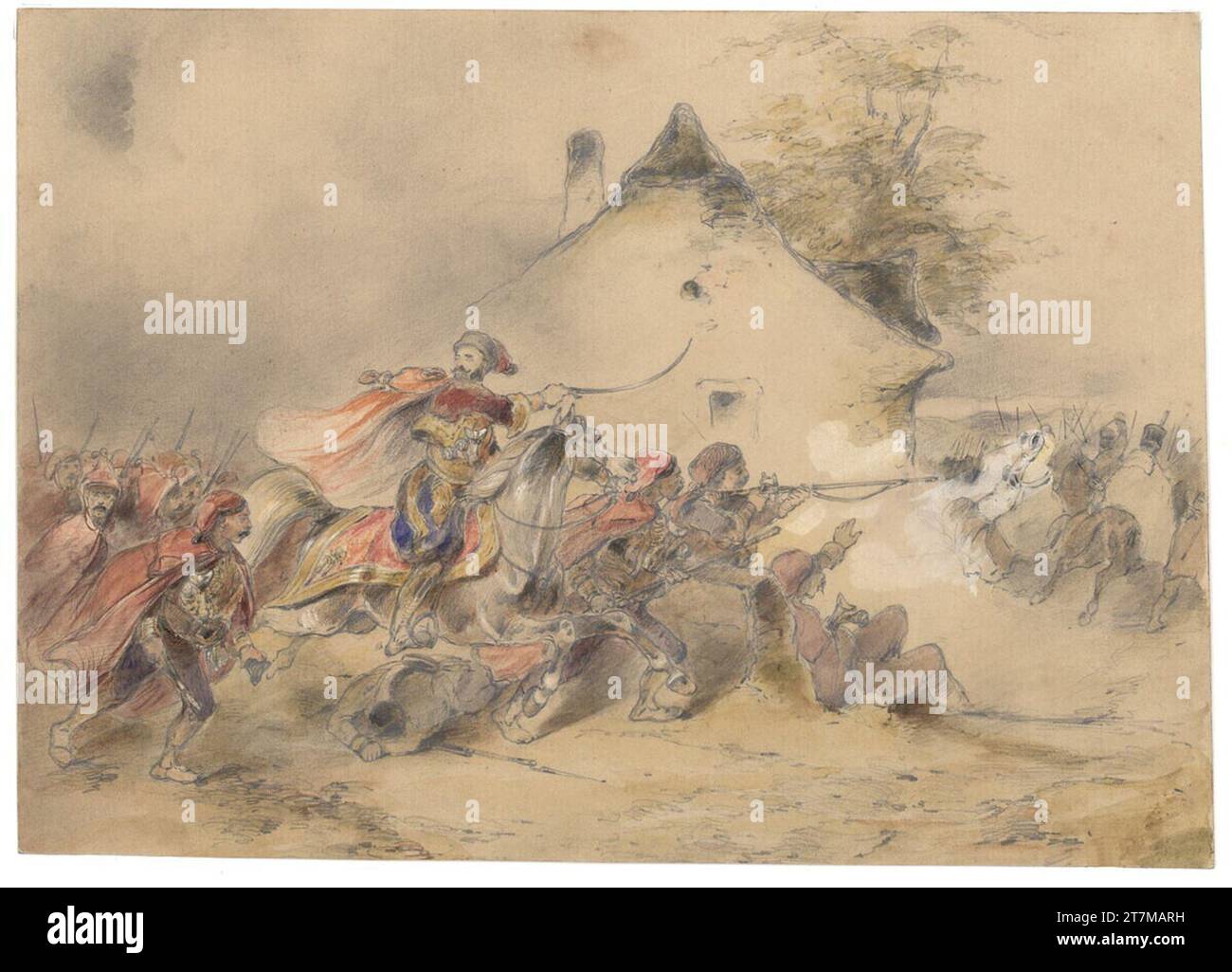 Alexander Knight von Bensa d. J. Knight Rider attack. Pencil ...