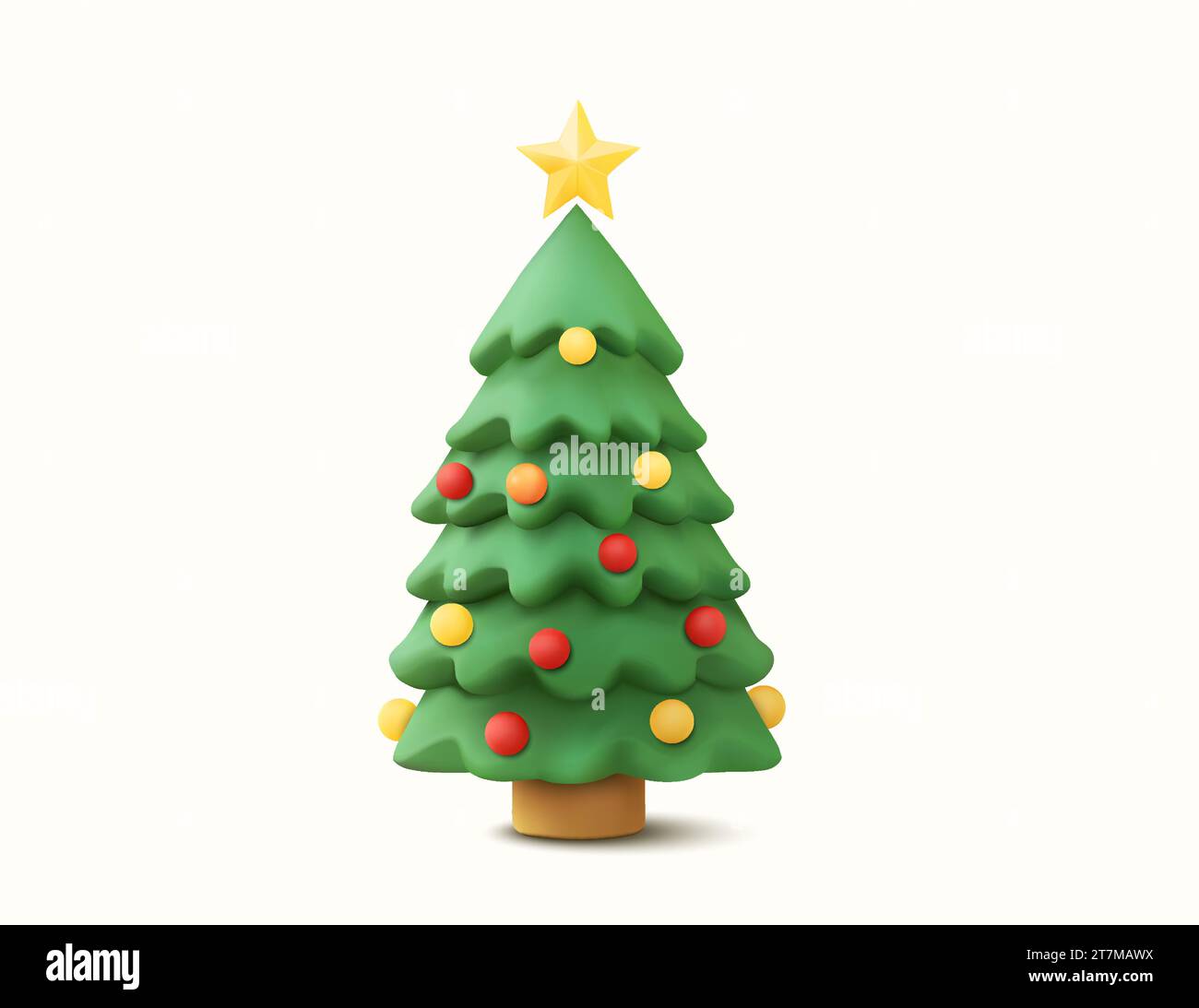 Beautiful top pine tree Stock Vector Images - Alamy