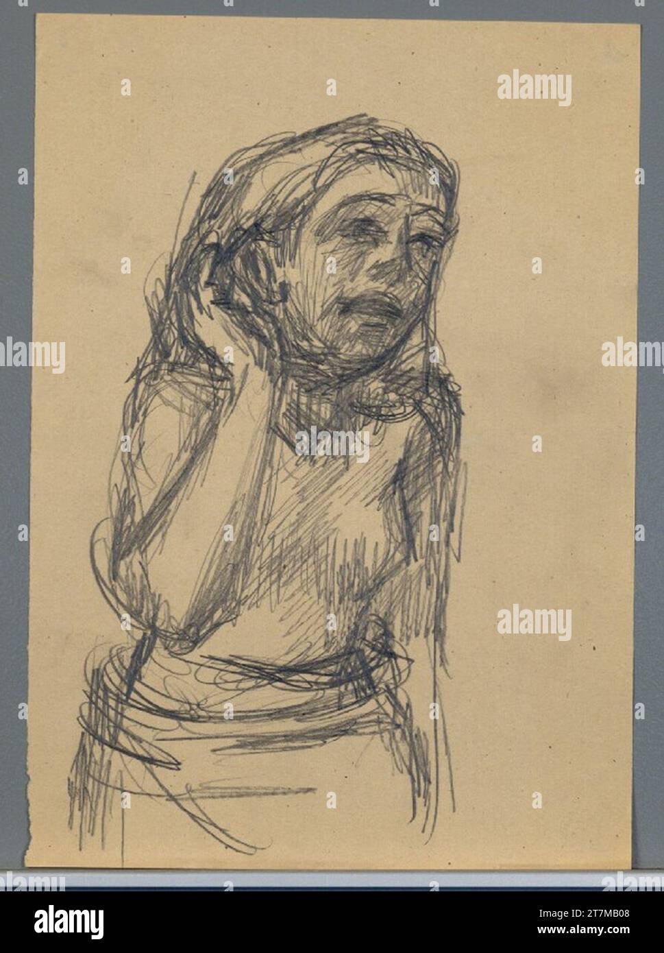 Walther Gamerith Figure study. Pencil Stock Photo - Alamy Walther Gamerith Figure study. Pencil Stock Photo - Alamy