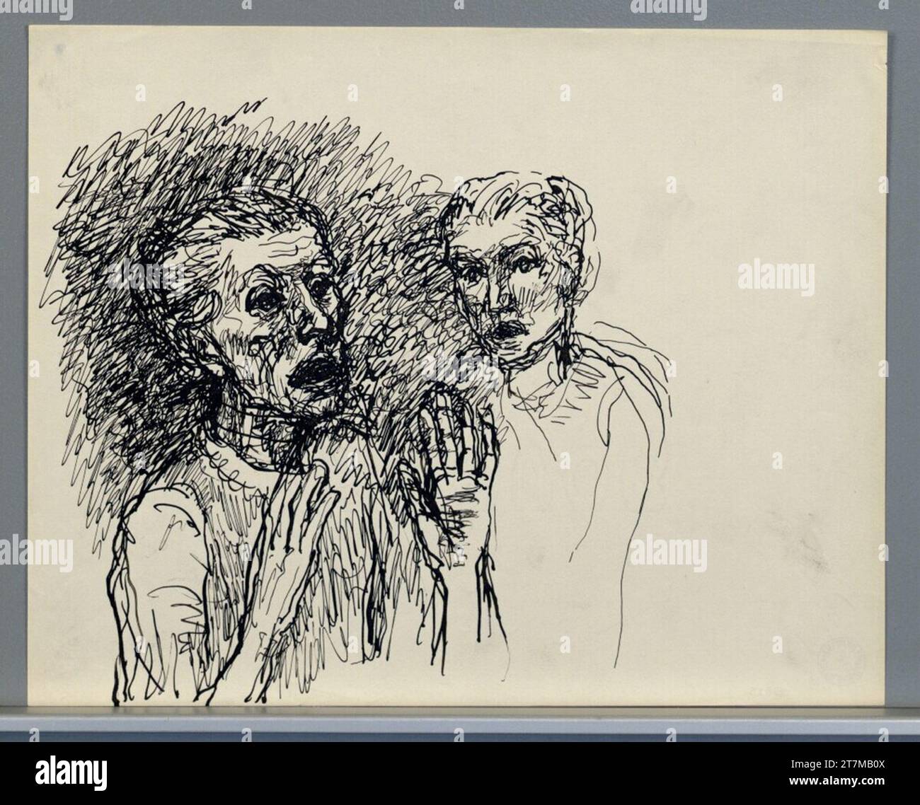 Walther Gamerith Two figuring sketch. Ink, feather Stock Photo - Alamy Walther Gamerith Two figuring sketch. Ink, feather Stock Photo - Alamy