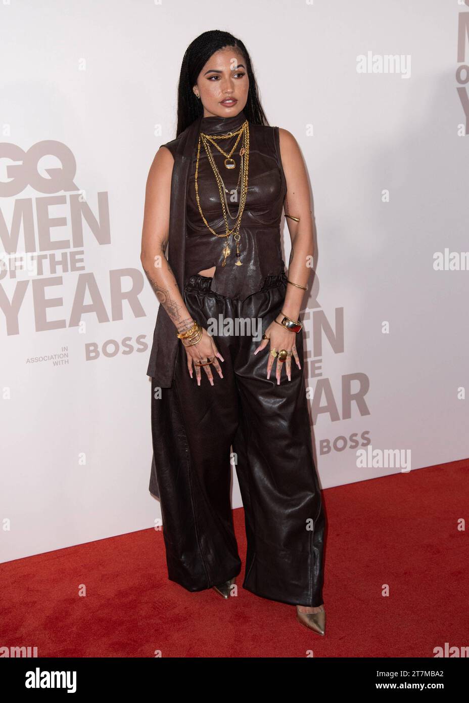 Mabel attends the GQ Men Of The Year in association with BOSS, at The ...