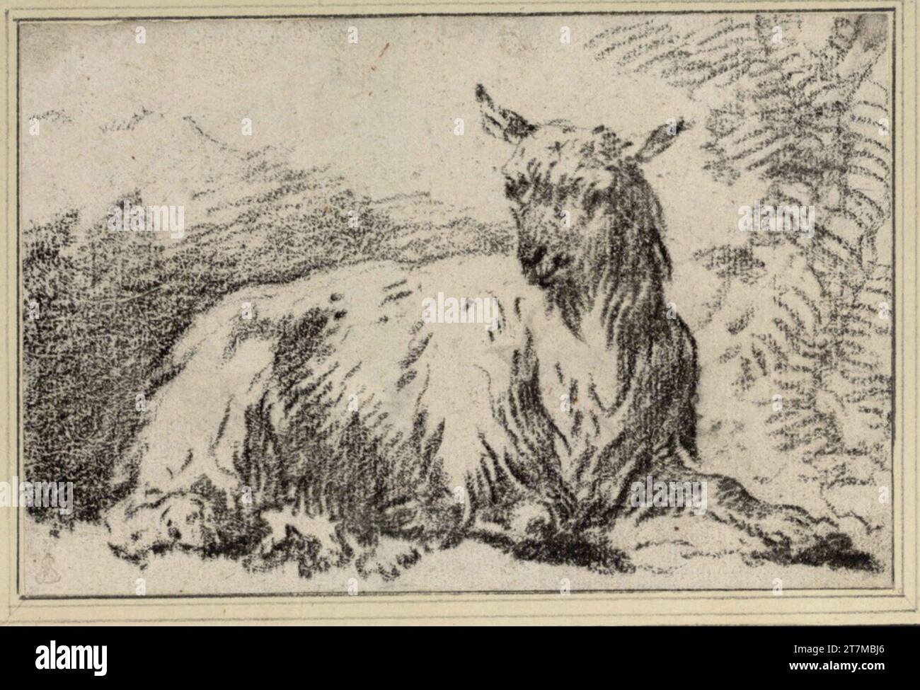 Rendering black goat hi-res stock photography and images - Alamy