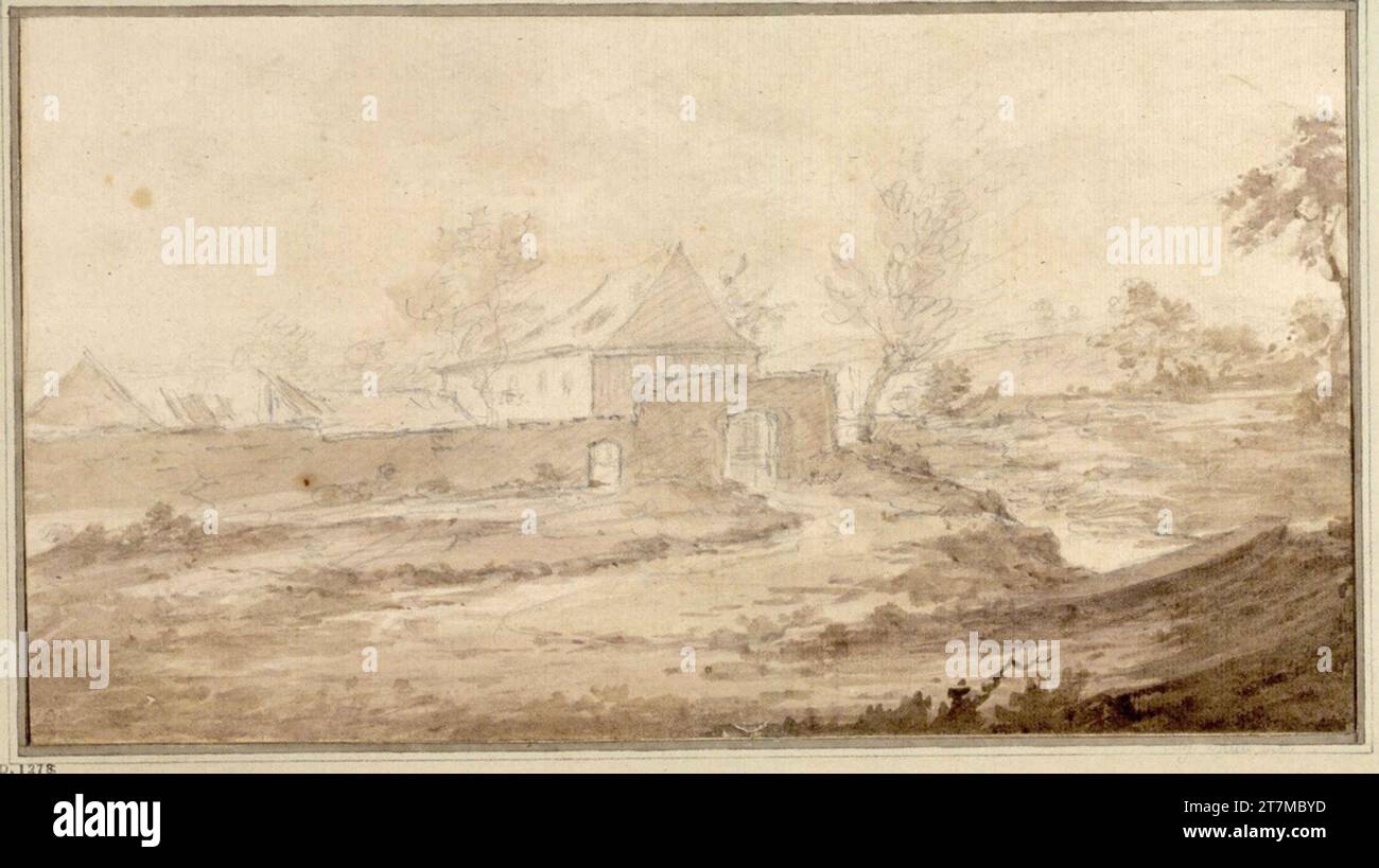 Johann Alexander Thiele Heaf entrance. Leading with watercolor gaps in ...
