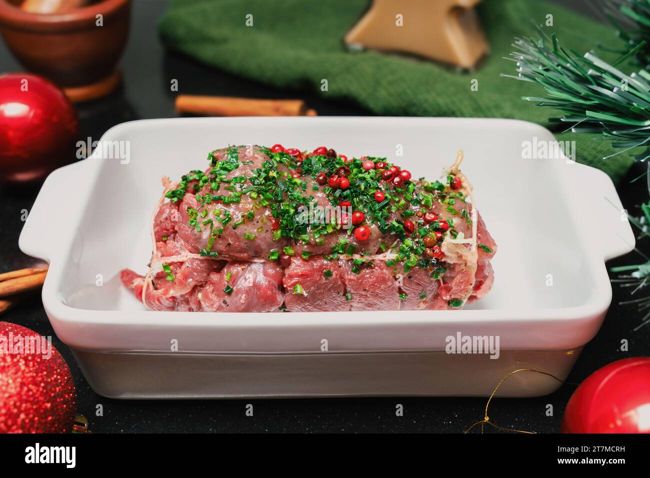 Rolled rib of beef roast hi-res stock photography and images - Alamy