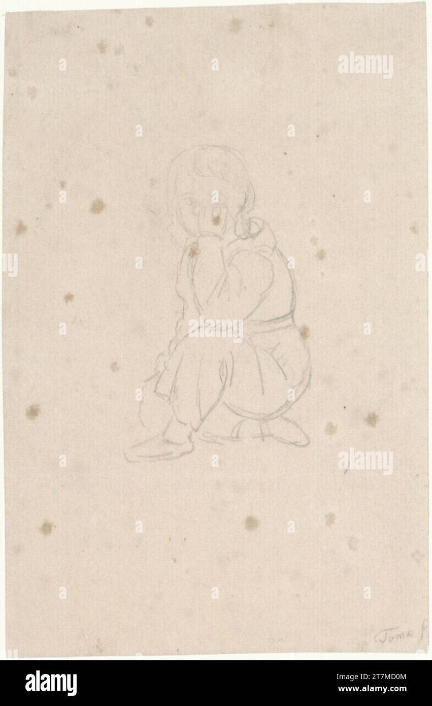 Matthias Rudolf Toma Couple girl, her face supported. Pencil Stock ...