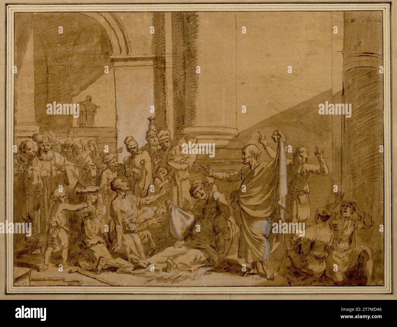 Christian Wilhelm Ernst Dietrich Saints Peter and John heal the sick ...