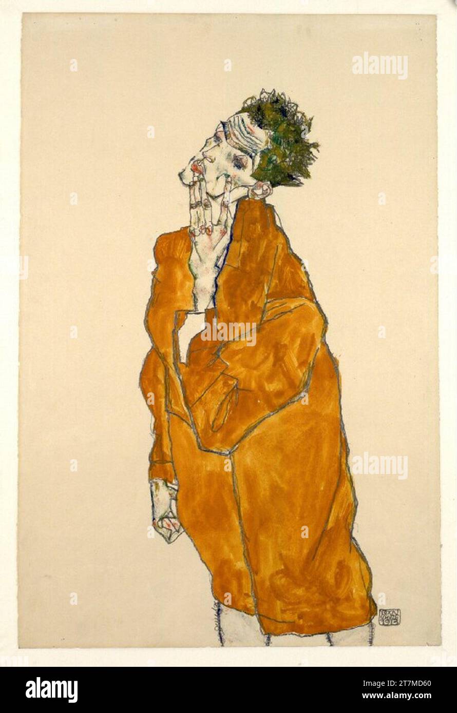 Egon Schiele Self Portrait 1913
