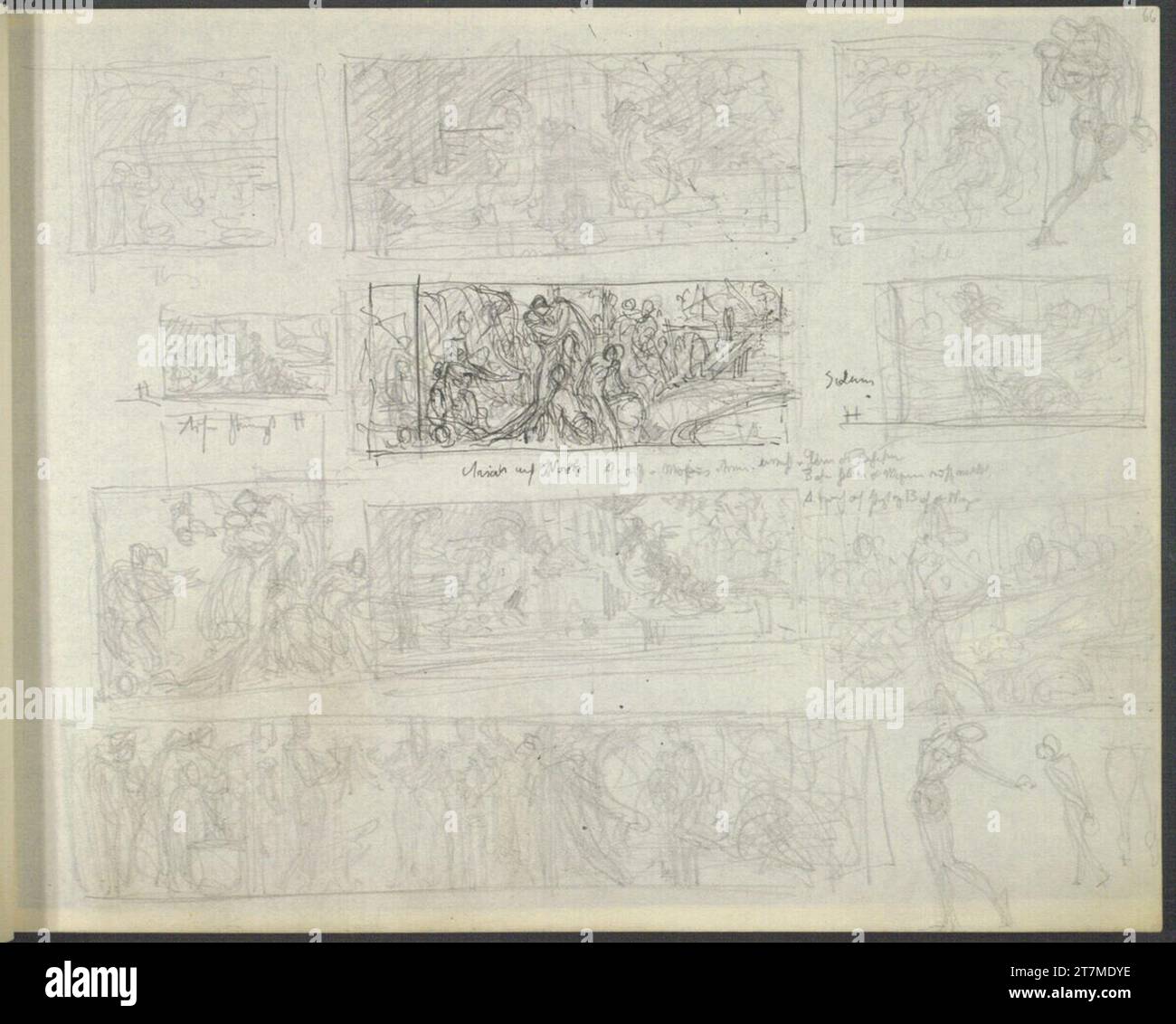 Alexander Rothaug Different sketches. Pencil; Ink spring around 1930 ...