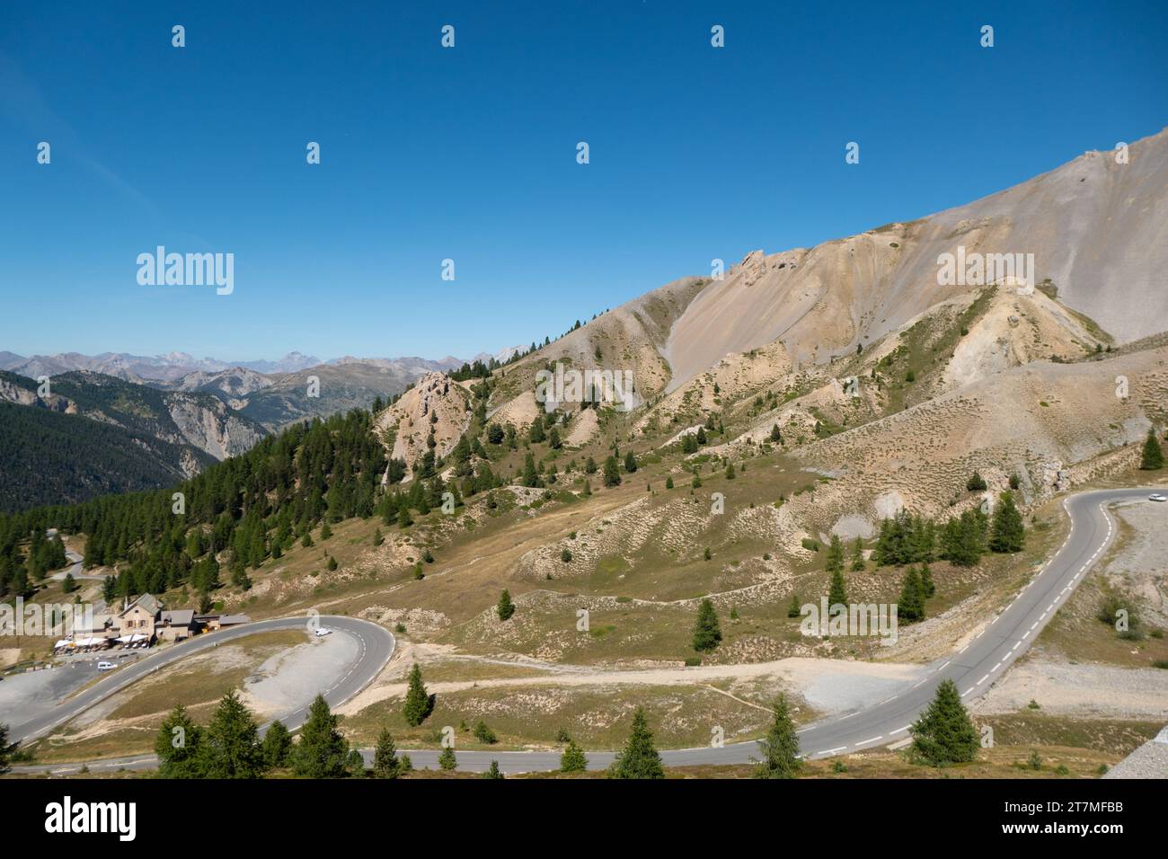 road towards Col d'Izoard in the High Alps of France Stock Photo - Alamy