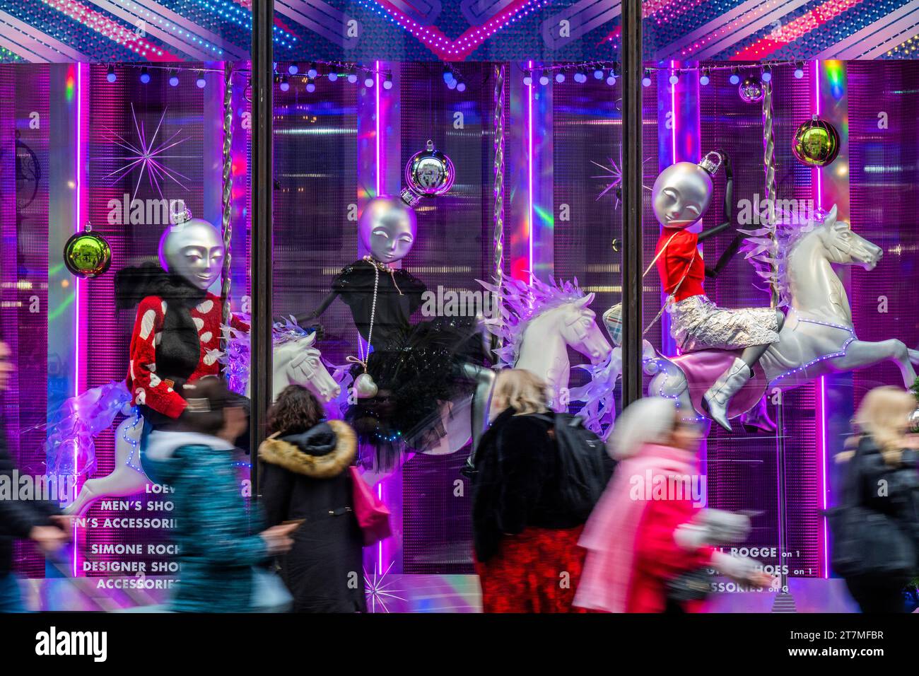 London, UK. 16th Nov, 2023. Harvey Nichols has unveiled a festive ...