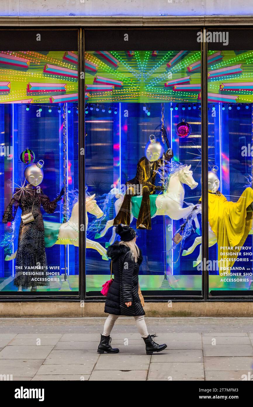 London, UK. 16th Nov, 2023. Harvey Nichols has unveiled a festive ...